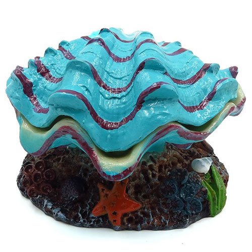 Clam Shell Bubblegum 10x10x8cm - Newlyn-pets - Aqua One - £7.99